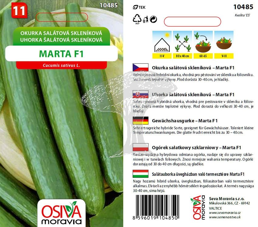 10485 Okurky F1 Marta 10s / 1906 :: Drago.cz