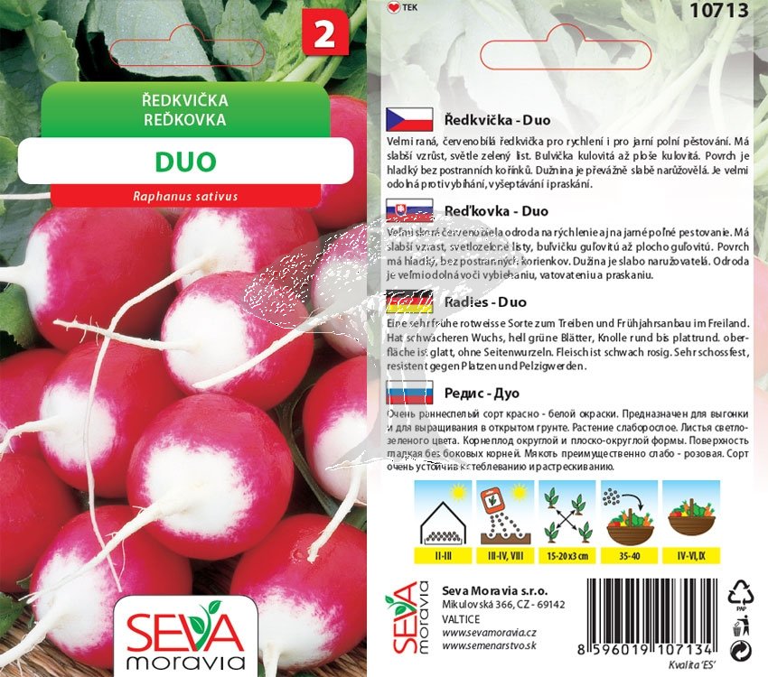 10713 Ředkvička Duo 5g / 2802 :: Drago.cz